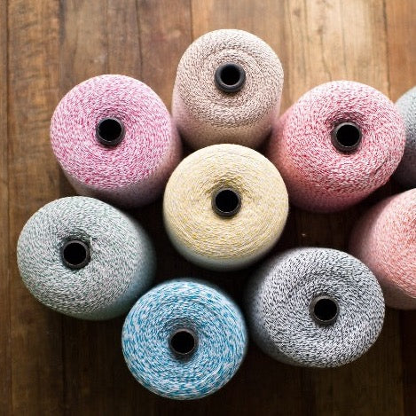 3,400 yard cone of striped cotton bakers twine – fort & field